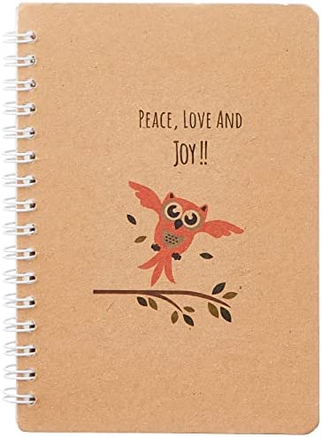 Notebook - Yassin Kraft - Spiral binding, 80 sheets - size A6 | Yama Mart