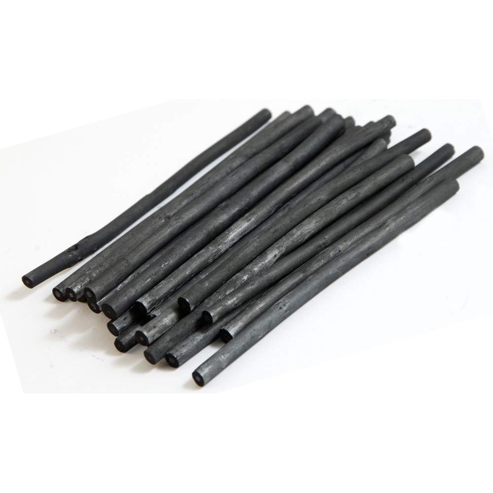 Charcoal, Soft, Black 8 Charcoal Sticks for Drawing, Sketching, 8-3 mm ...