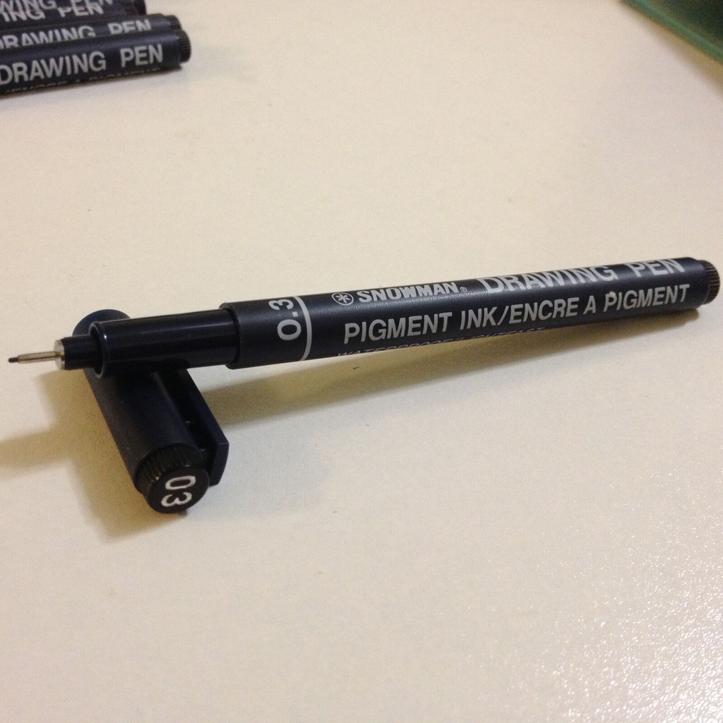 Snowman - Fineliner - Water-based and Fade proof - Pigment ink - Art ...