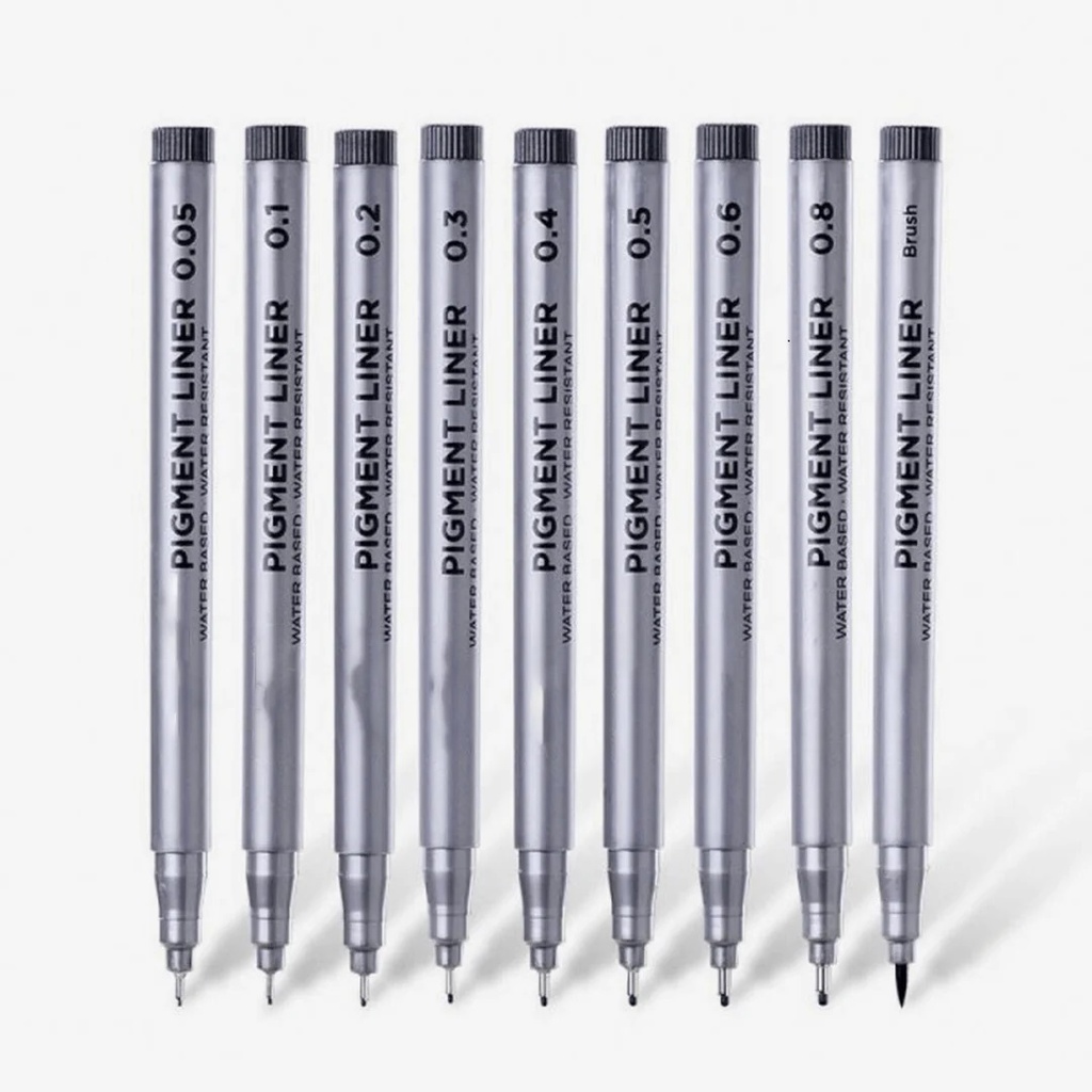 Keep smiling - Pigment liner - Water-based and Fade proof - Pigment ink ...
