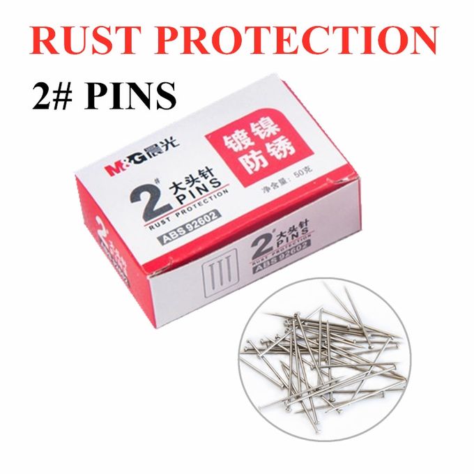 MG Chenguang - Binding Tools Staple Pins - Metal Straight Silver - 50gm ...